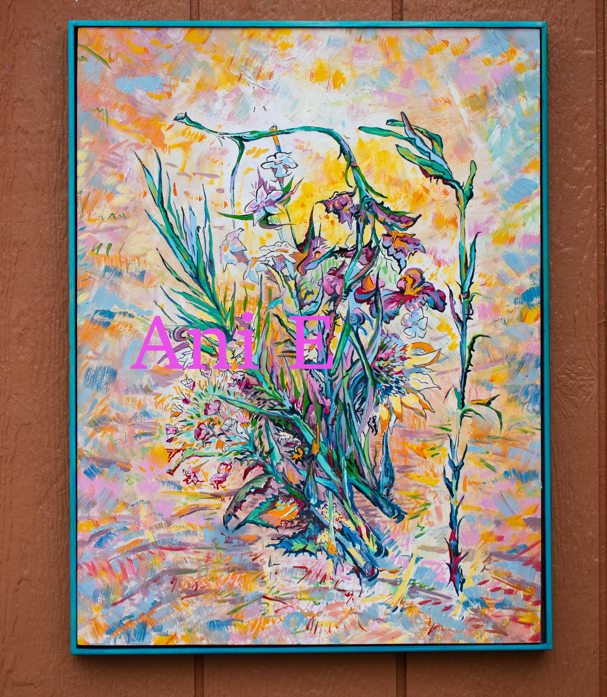 "Birds and Wheat" 2017 Ani Eastwood original oil and archival giclees ...